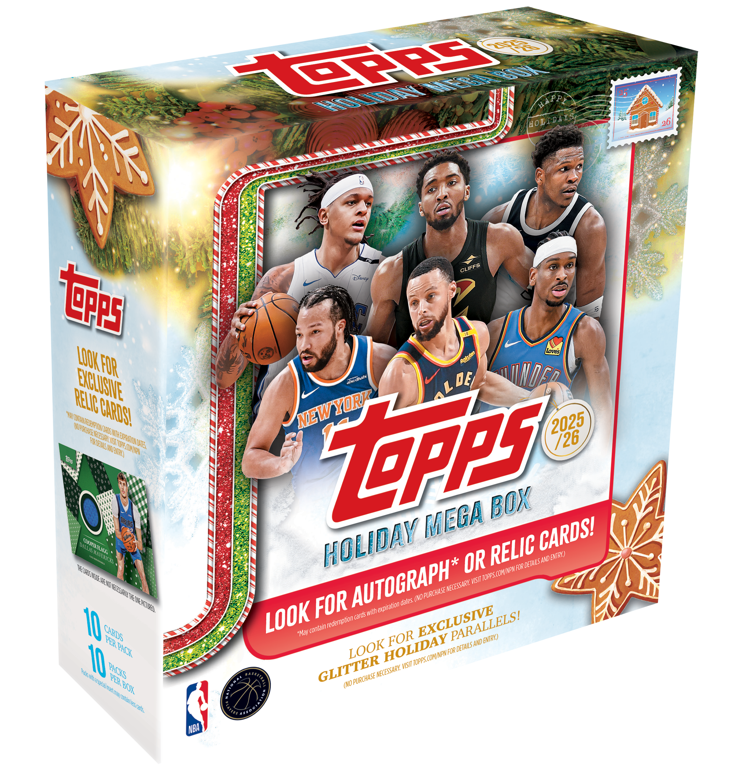 Topps NBA Holiday Countdown Calendar 2025/26 – Calendario de Adviento ...